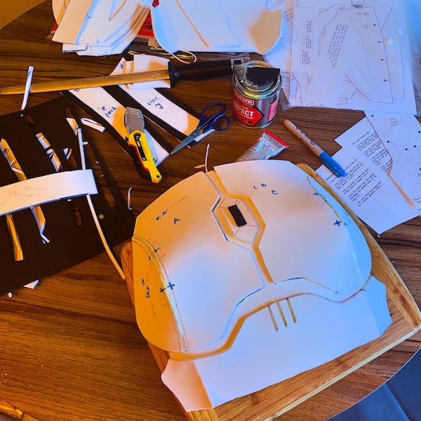 Withered Bonnie PDF/PDO Foam Templates for Cosplay fnaf, Five Nights at ...