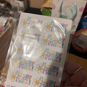 Sent With Love Sticker Cute Colorful Lettering Packaging Stickers for ...