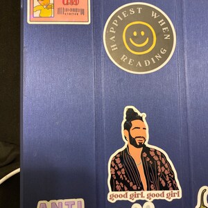 Hand Necklace Sticker Kindle Sticker Bookish Sticker - Etsy