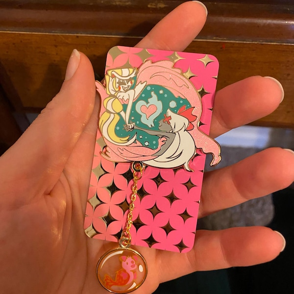 Golden Hour a Hazbin Hotel Radiohusk Enamel Pin - Etsy