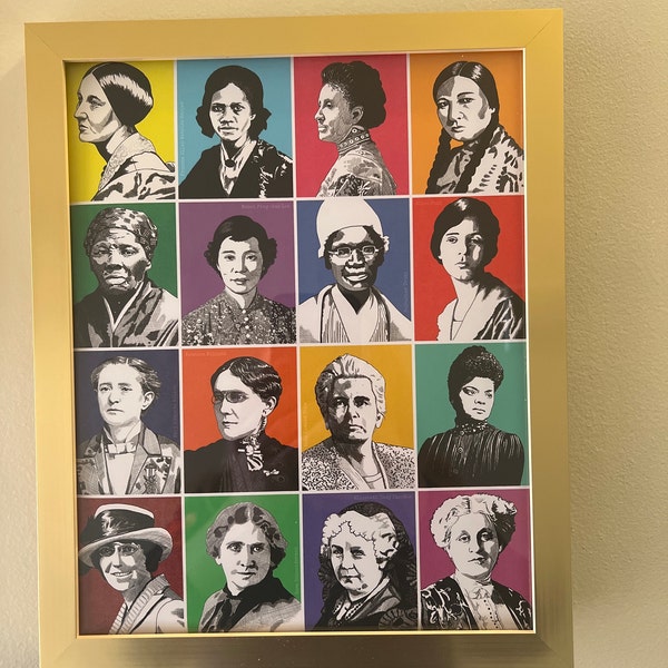 Harriet Tubman Portrait Print - Social Activist, Abolitionist Art ...