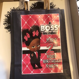 Boss Birthday Gift Bag-boss Baby Birthday-boss Baby Party-boss Baby ...