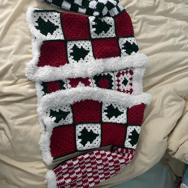 Christmas Crochet Cardigan Pattern: PDF Crochet Cardigan Pattern, Holiday Sweater, Size ...