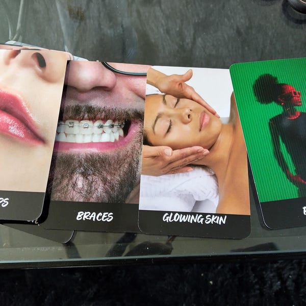 Tea Leaf Oracle Card Deck With Guidebook 51 Tarot-sized Cards African ...