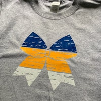 Distressed Cheer Bow Svg Cheer Cut File Dxf Eps Svg Png Cheerleader ...