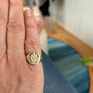 Custom Signet Ring Wax Seal, Wax Seal Ring, Custom Wax Seal Ring ...