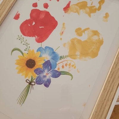Mother's Day Craft Teacher Sunflower Sunshine Handprint Art Floral ...