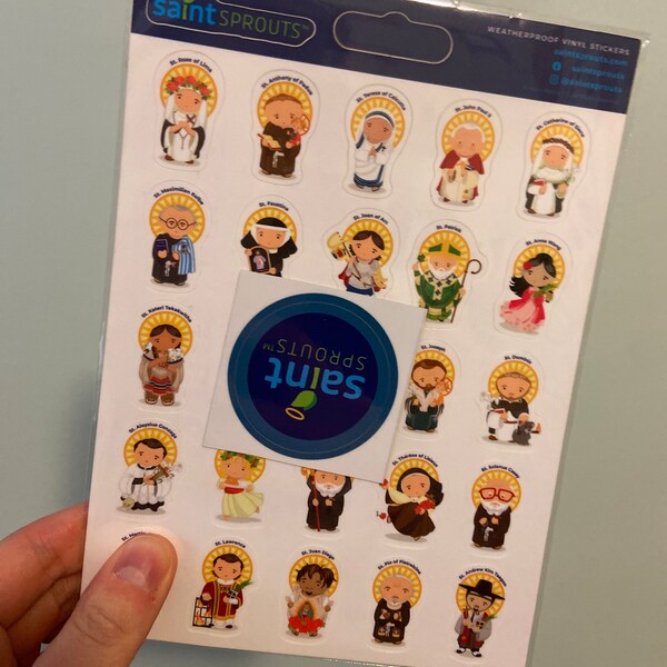Saint Sticker Sheet Bullet Journal Stickers Planner Stickers Bible ...