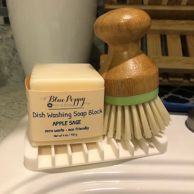 Dish Washing Soap Block, Eco Friendly Zero Waste Product, Kitchen Bar ...