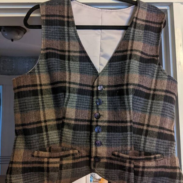 Gilbert V-neck Buttoned Waistcoat Sewing Pattern | Vest Pattern for ...