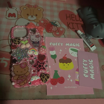 White Heart & Bow Beaded Phone Charm Trendy 90s/y2k Phone Strap Cute Phone Accessories Girly ...