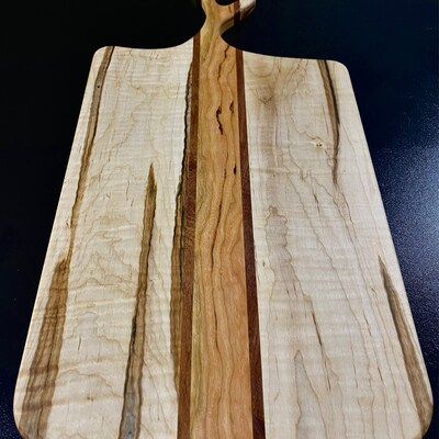 Modern Charcuterie Board Handle Template Laser Cut Acrylic Woodworking ...