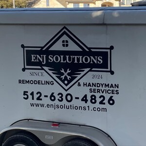 Trailer Vinyl Lettering, Enclosed Trailer Signs, Custom Advertising ...