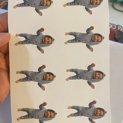 Custom Face Stickers, Personalized Stickers, Custom Party Favors, 30th ...
