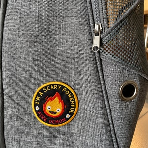 Calcifer Embroidered Patch Howl's Moving Castle Patch I'm a Scary ...