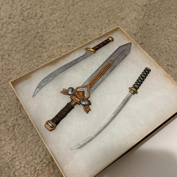 3D Printed Sword Bookmark: Fantasy Katana, Spartan, Medieval Gift - Etsy