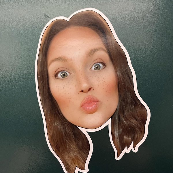 Face Magnets Custom Portrait Magnets. Custom Illustrated Gift, Family ...