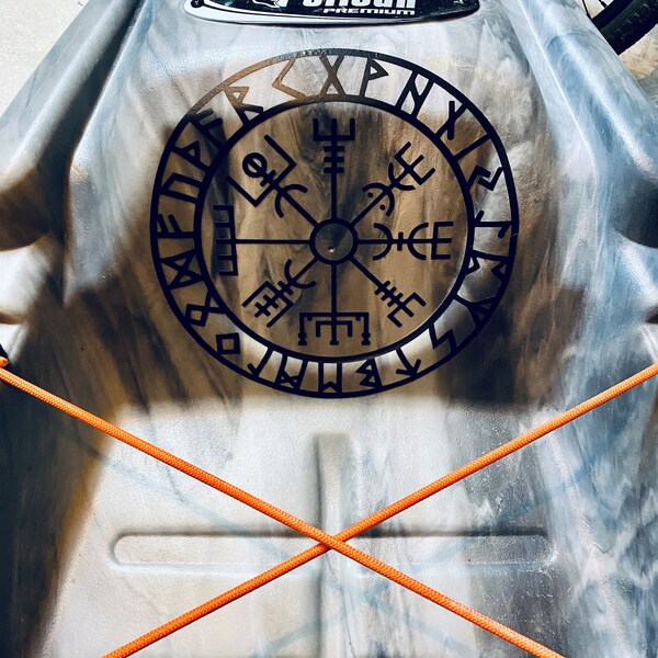 Nordic Compass Decal, Viking Compass Vinyl Sticker, Iceland Vinyl Decal ...