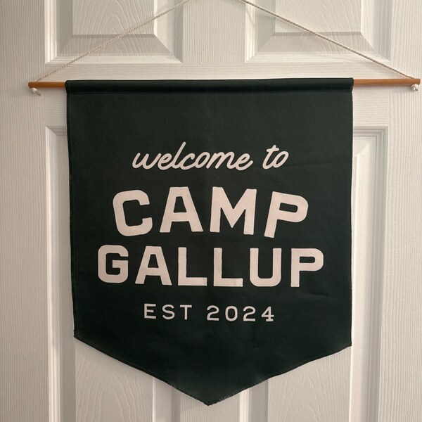Personalized Camp Banner, Camp Themed Party Decor, Custom Name Baby or ...
