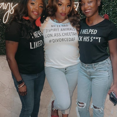 Matching Divorced Party Shirts, Divorced Celebration T-shirts, Funny ...