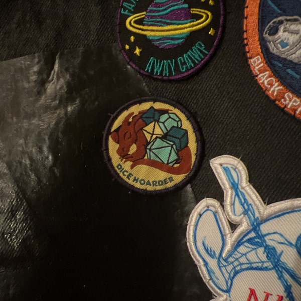 RPG Scouts: Dice Hoarder Patch - Etsy