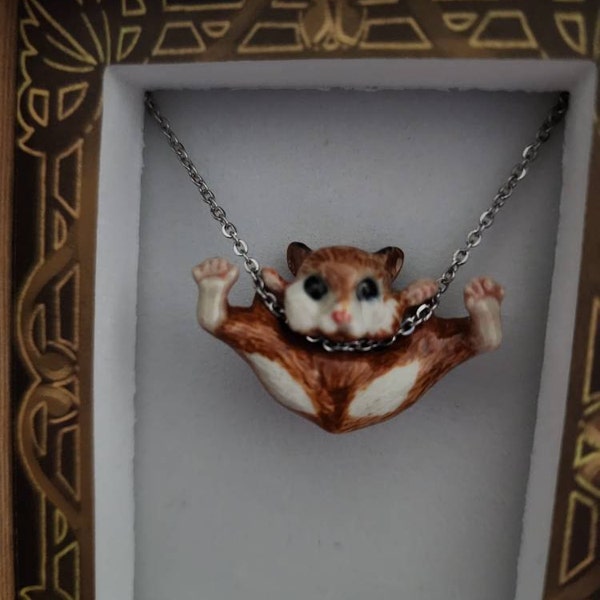 Hamster Necklace | Handcrafted Porcelain Jewelry | Camp Hollow ...