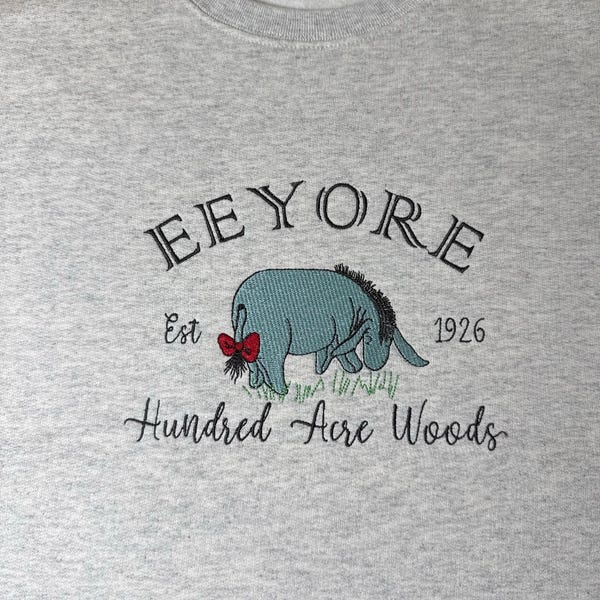 Classic Eeyore, Winnie-the-pooh Embroidery Design Files - Etsy