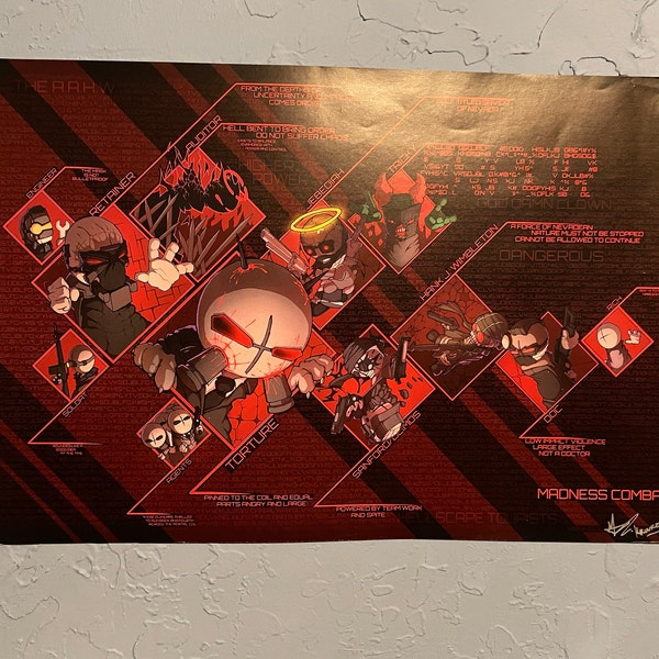 AAHW Lineup Collage 18"x12" - Etsy