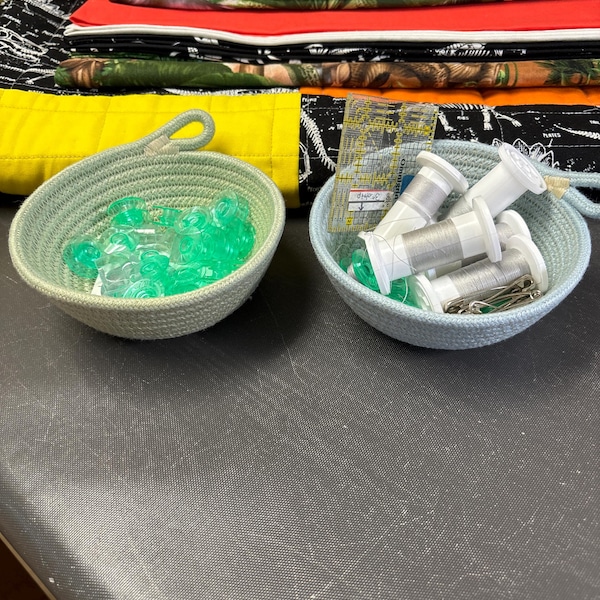 Rope Basket, Rope Tray, Tray, Wood Handles, Kitchen Basket, Wedding ...