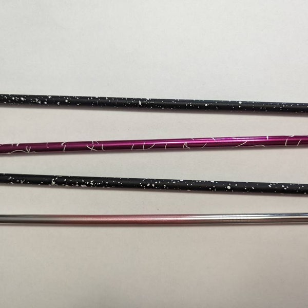 Black & White Paint Splatter Straw / Straw Set With Pouch and Cleaner ...