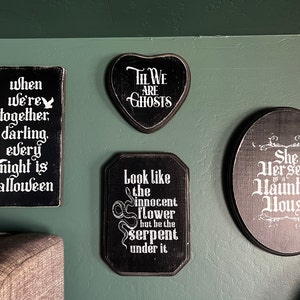 Haunted House Plaque, Witchcraft, Gothic, Witch, Spooky, Altar ...