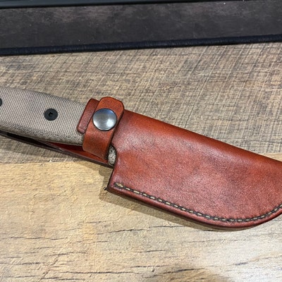 Tops BOB Fieldcraft Handmade Leather Scout sheath Only 6 - Etsy
