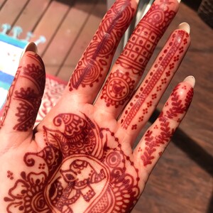 Henna Practice Laminated Sheets 10 Styles to Choose From - Etsy