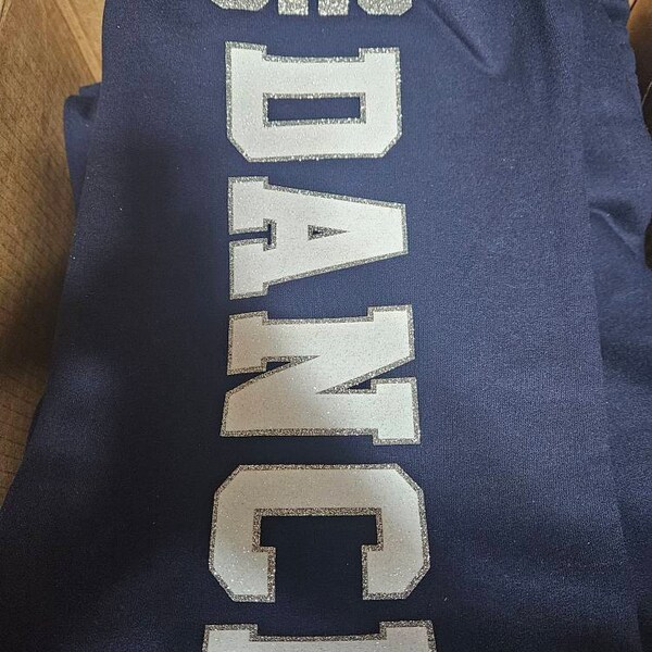 Custom Glitter Sweatpants - Etsy
