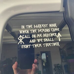 Die Cut Viking Decal, Til Valhalla Sticker, Decal, Viking Women ...