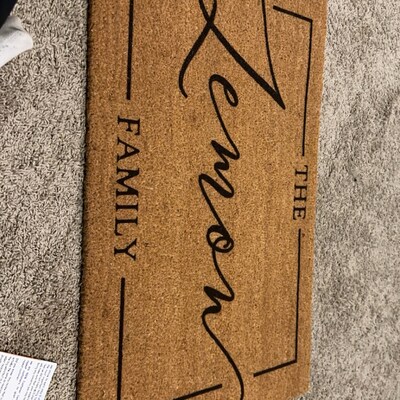 Custom Doormat, Welcome Mat, Last Name Doormat, Housewarming Gift ...