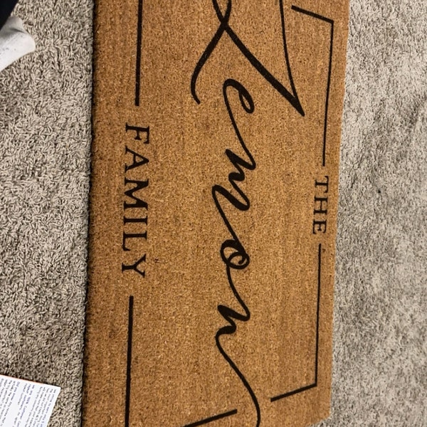 Housewarming Gift, Custom Doormat, Last Name Doormat, Wedding Gift ...