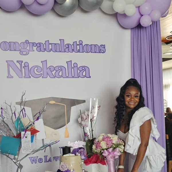 Set of 8 Graduation Party Wishing Tree Tags / Wishes for the Graduate ...