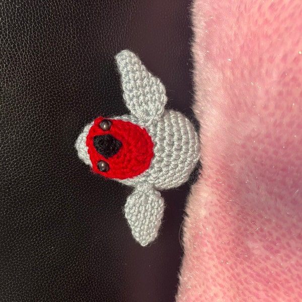 Squashed Rat Bookmark, Hand Crocheted, Quirky Mouse Bookmark, Ideal ...