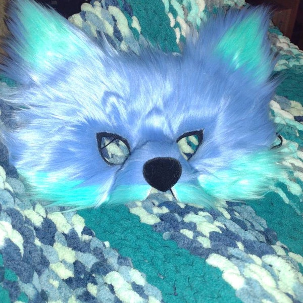 Periwinkle Fox Mask - Etsy