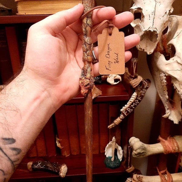 Magic Wand - Amethyst Fairy Hut Wand - Wyrd Witch Wands - Etsy