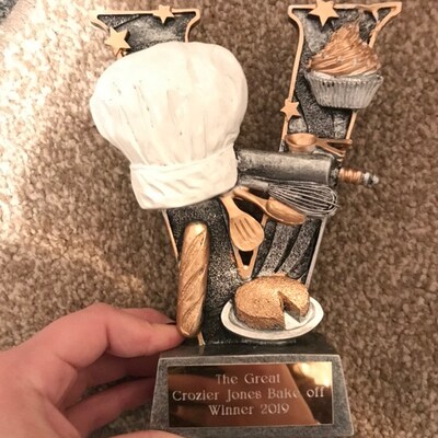 Baking Trophy Perfect for Your Own Great British Bake off or Local ...
