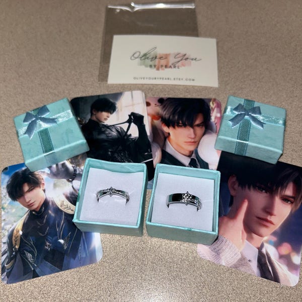 Love and Deepspace 100 Affinity Rings, Caleb, Sylus, Zayne, Rafayel ...