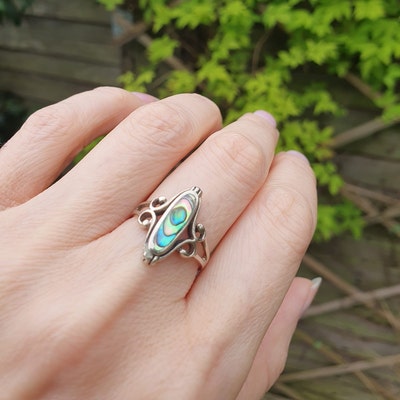 Sterling Silver Wavy Ring Dainty Wave 925 Rings for Women - Etsy