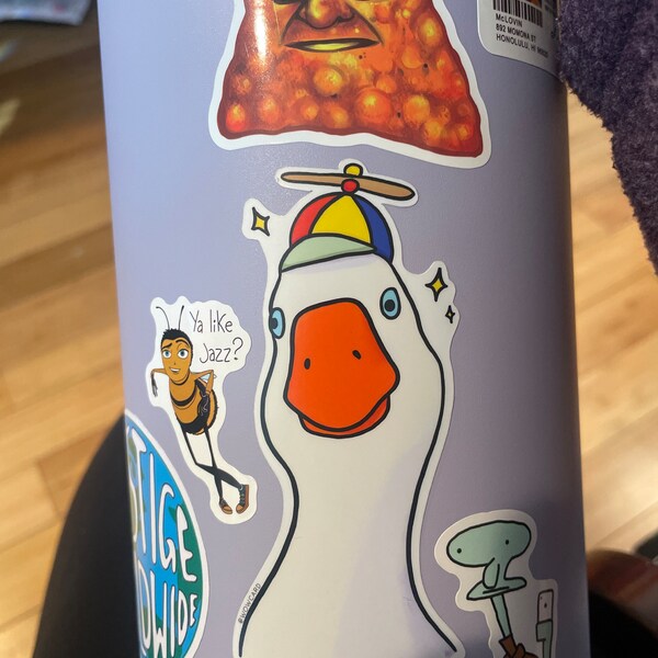Silly Goose Sticker, Goose Meme Sticker, Goose With Hat, Funny Meme ...