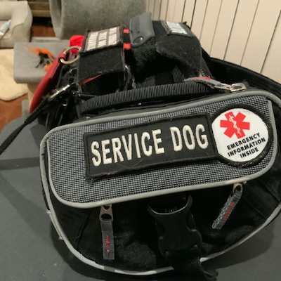 Emergency Information Inside Patch for Medical Bag, Backpack, Pouch ...
