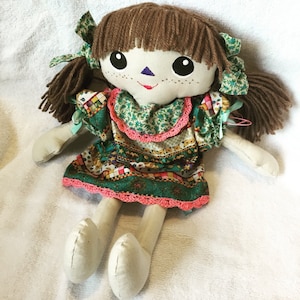 Cloth Doll PATTERN, PDF Pattern, Primitive Rag Doll Pattern, Sewing ...