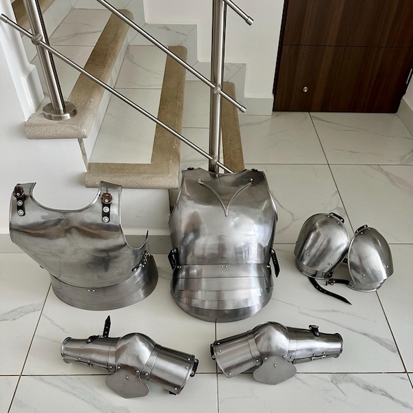 Steel Knee & Elbow Cops Set for Protection Armor for Sca/imcf/hmb/botn ...