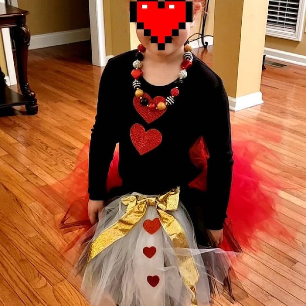 Queen of Hearts Crown, Queen of Hearts Costume Crown, Birthday Crown ...