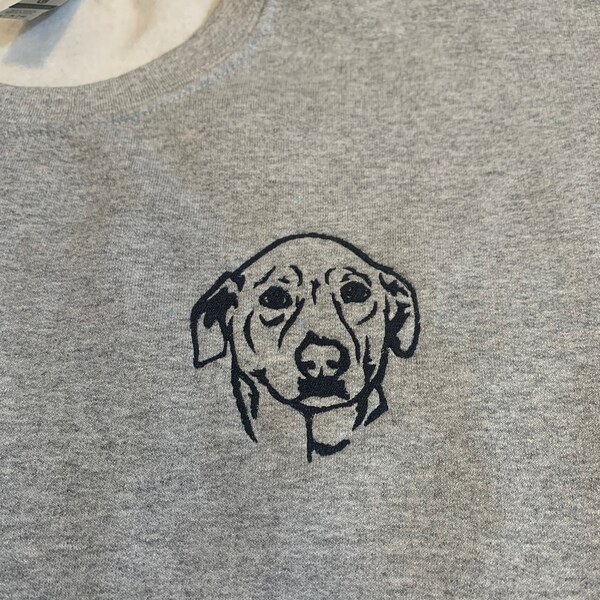 Labrador Dog Head Embroidery Machine Designs Instant Digital Download ...